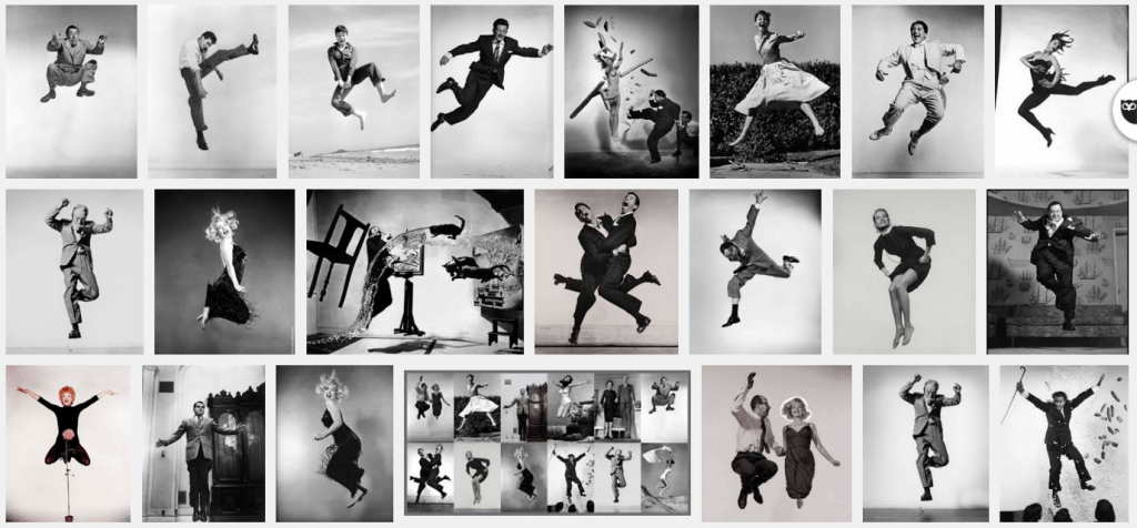 El maestro del jumping (Jumpology) en la fotografía, por Philippe Halsman